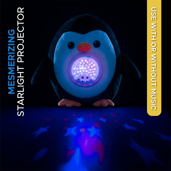 Soothing Sleep Penguin - With Starlight Projector Light & Lullabies ...